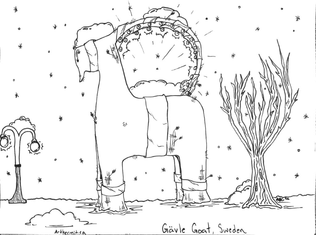 Gävle Goat from Sweden - Art Hermit
