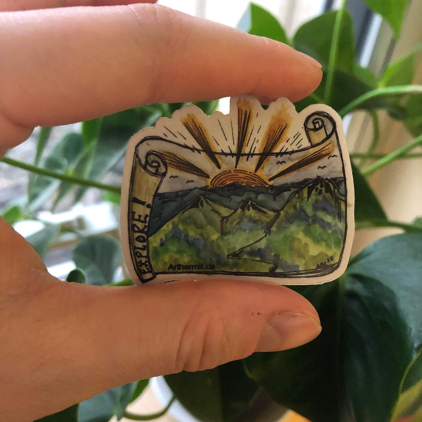 Explore Sticker - Art Hermit